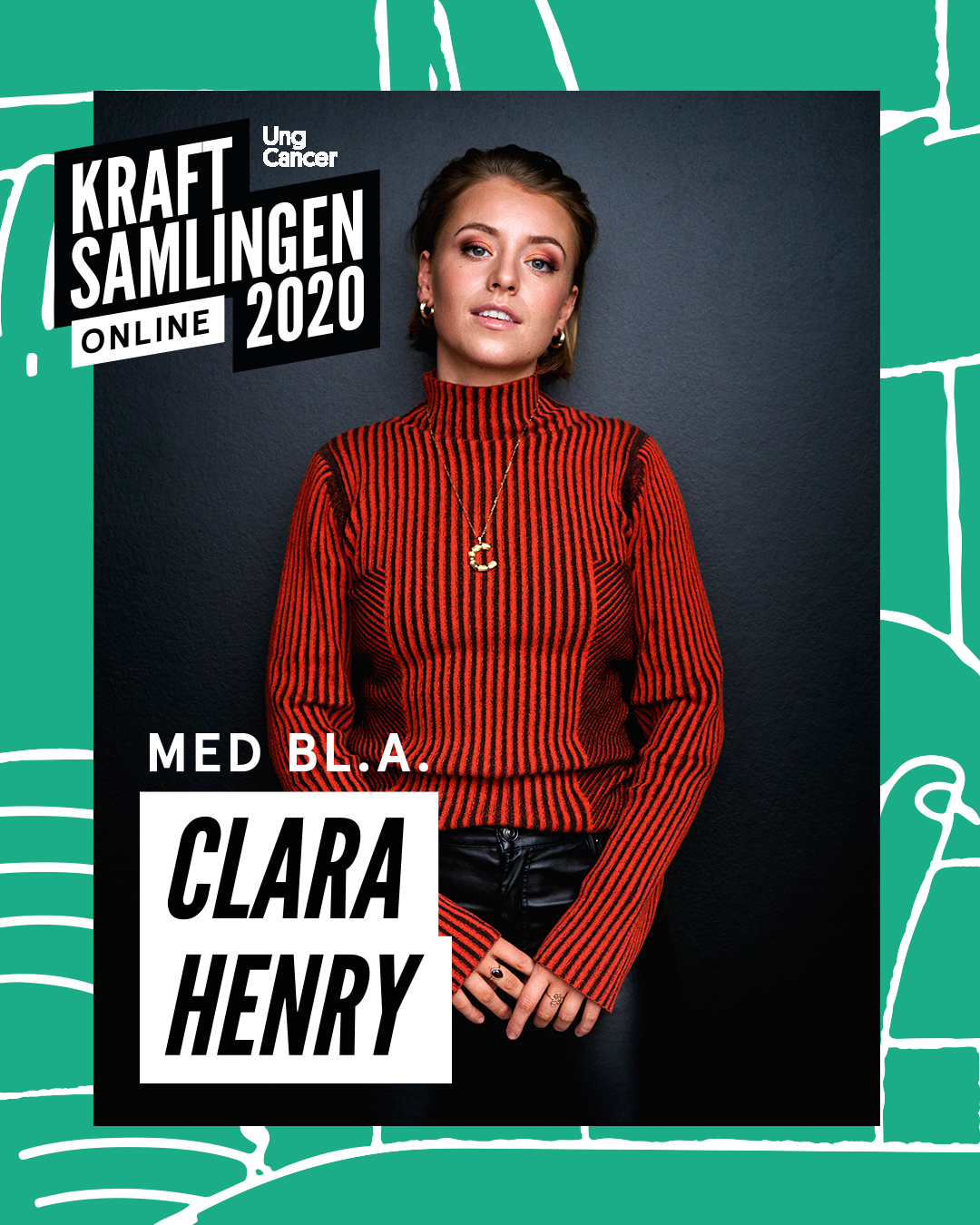 Kraftsamlingen 2020 online - tillsammans med Clara Henry - Ung Cancer